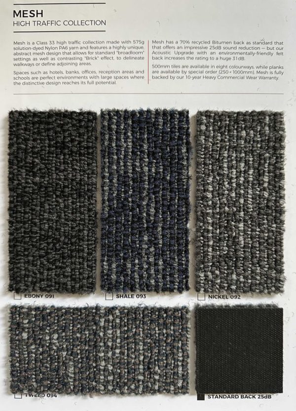 heavy-duty nylon commercial carpet tiles